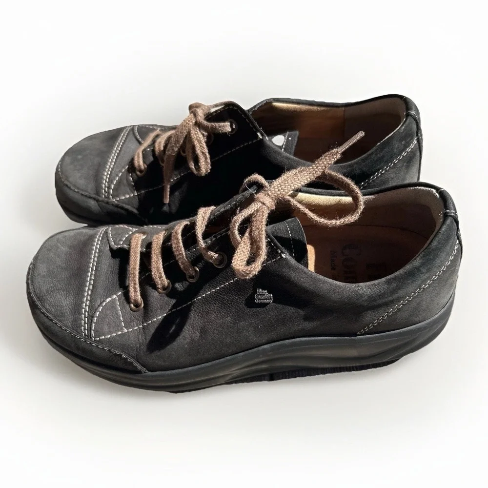 Finn Comfort | Shoes | Finn Comfort Ikebukuro 291 Black Nubuck Leather ...